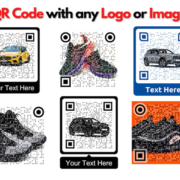 Custom QR Code With Logo/photo for Website,social Media,scan to Pay or ...