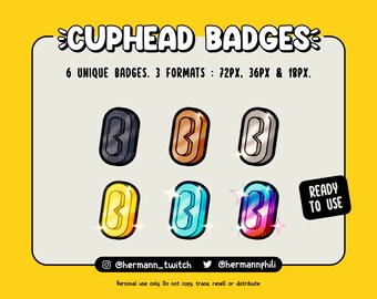 Cuphead Twitch Emotes - Etsy