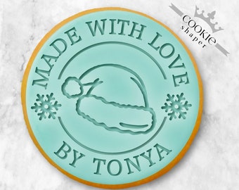 Logo Stamp & Cookie Cutter Personalized Cookie Stamp With Your Logo ...