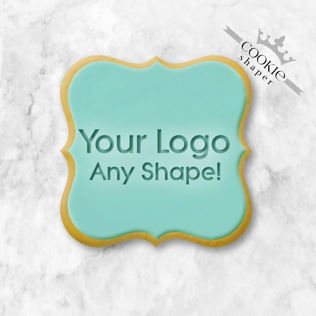 Logo Stamp & Cookie Cutter | Personalized Cookie Stamp With Your Logo ...