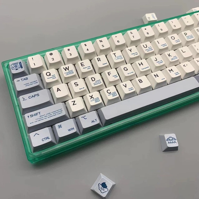 Programmer Keycap Set 125 Piece Cherry Profile PBT Subdye - Etsy