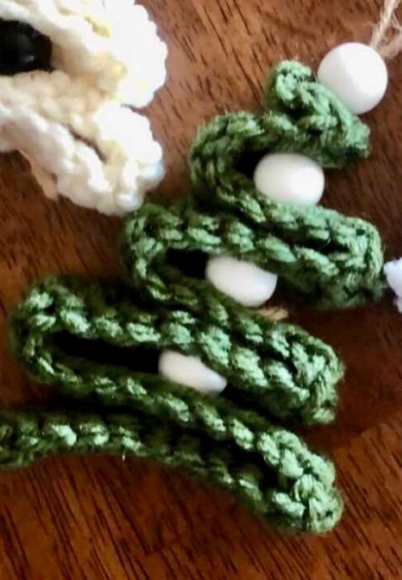 Crochet and Bead Christmas Tree Pattern - Digital Download - Etsy
