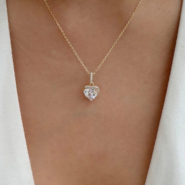 Heart Shape Necklace - Etsy