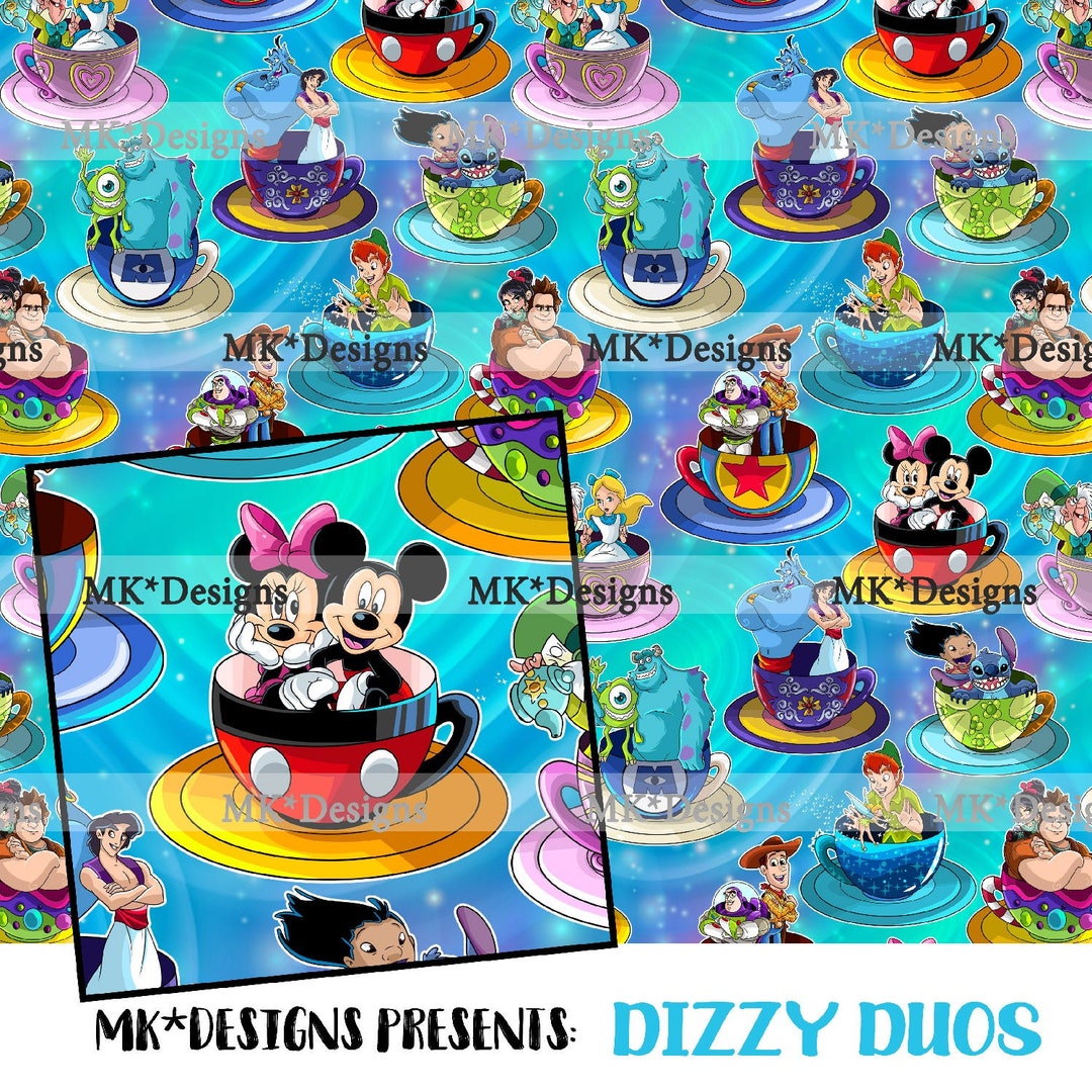 Dizzy Duo Seamless Digital Pattern - Etsy