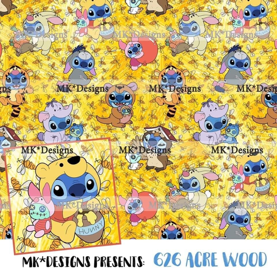 626 Acre Wood Seamless Digital Pattern - Etsy