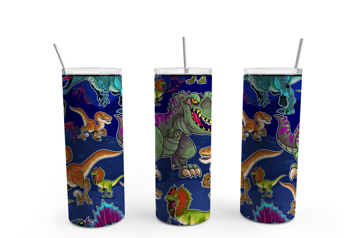 Blue Jurassic Seamless Digital Pattern File - Etsy