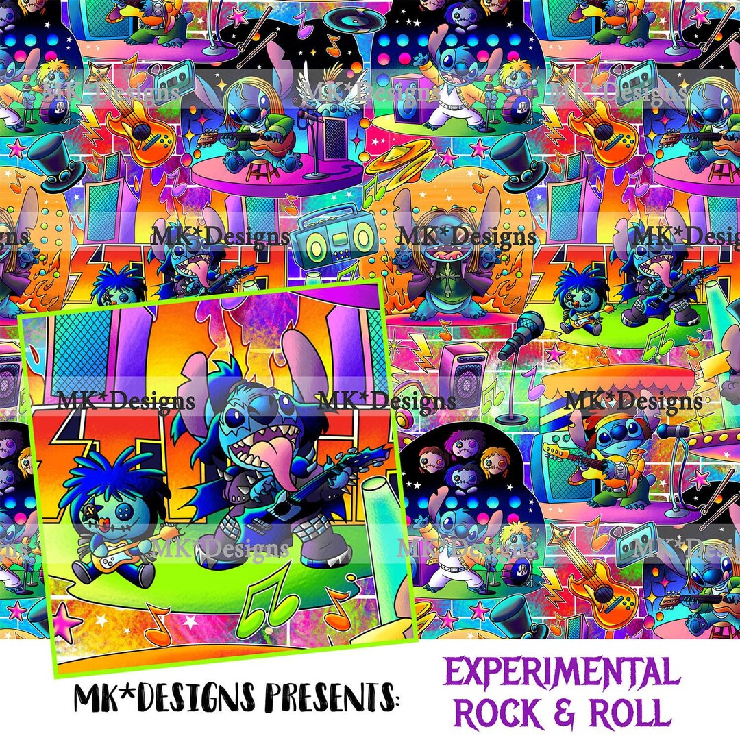 Experimental Rock & Roll Digital Pattern File - Etsy