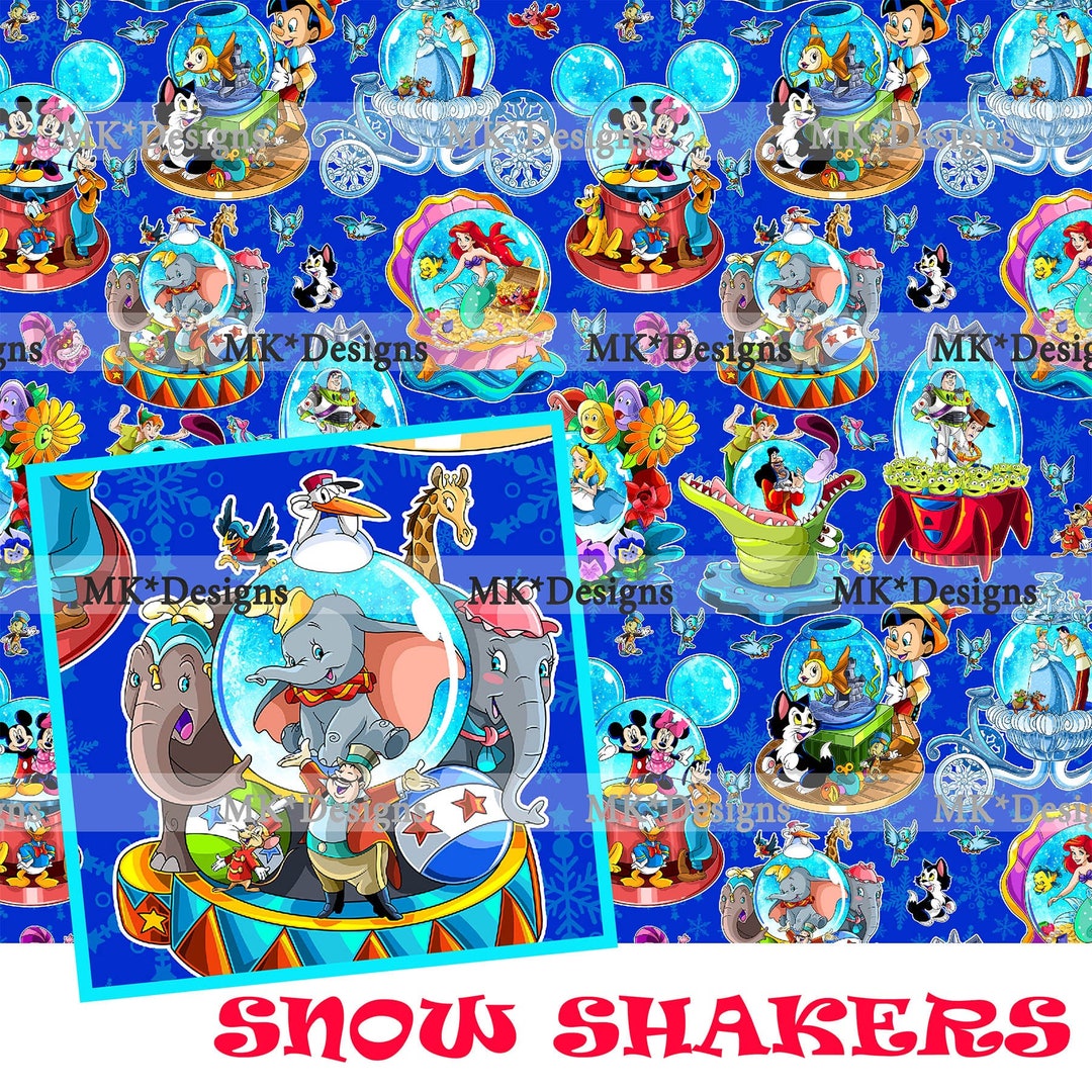 Snow Shakers Seamless Digital Pattern - Etsy