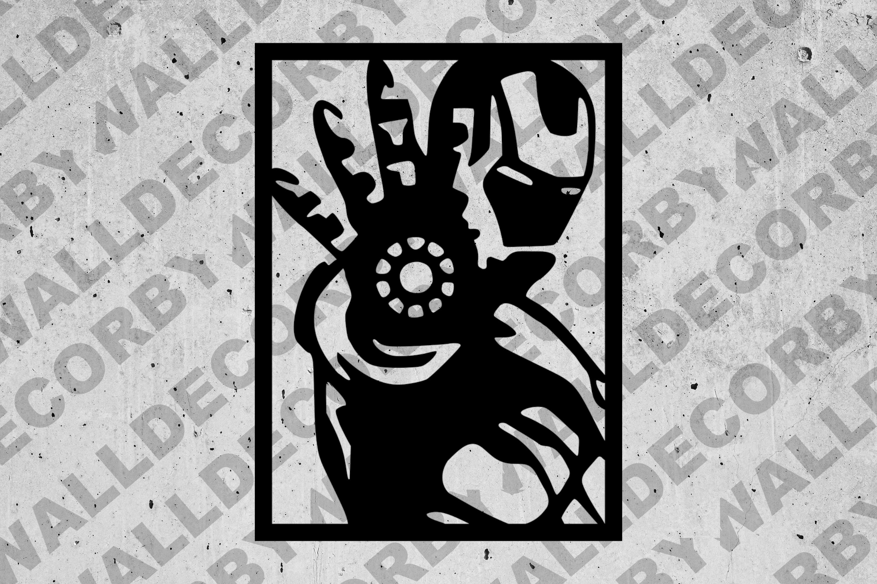 Iron Man Signsvgpngdxfeps File for Cncplasmalaser - Etsy