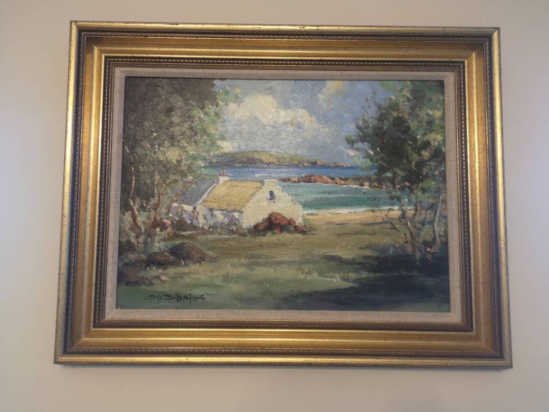 Rare Original George K. Gillespie RUA (1924-1996) 2 Image Oil on Board ...