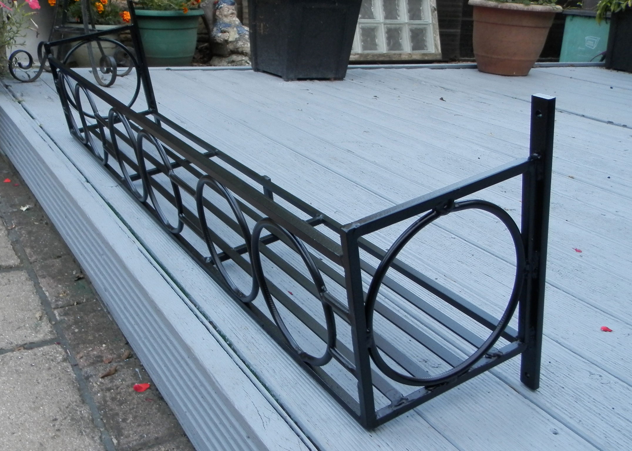 Window Box Art Deco 120cm Circles Window Box Wall Mounted - Etsy UK