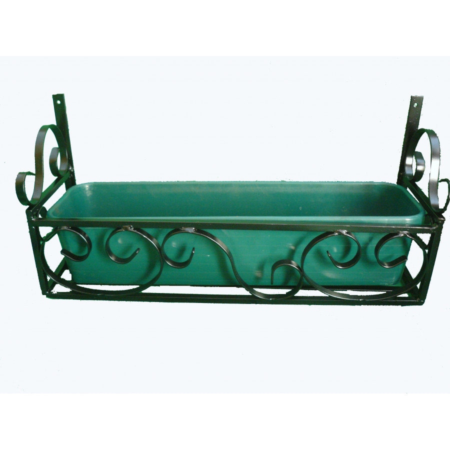 24in Wrought Iron Scrolled Window Box Metal Trough Holder - Etsy UK