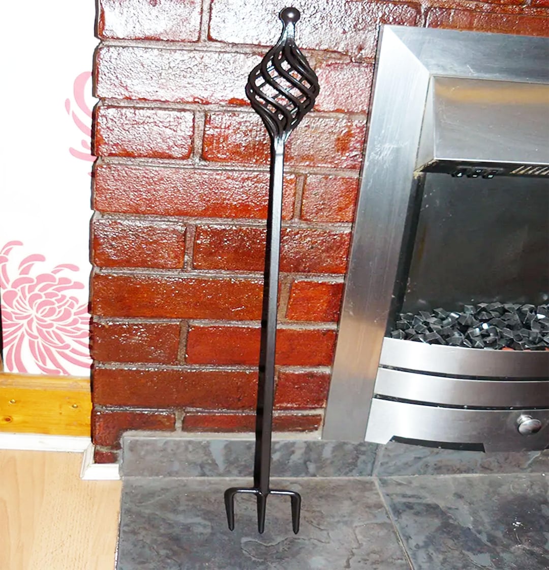 Toasting Fork Wrought Iron Metal Decorative - Etsy