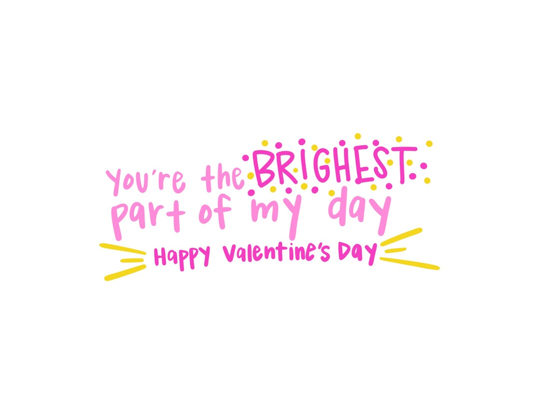 Printable Valentine Sunglasses Tags Cards - "your the Brightest Part of ...