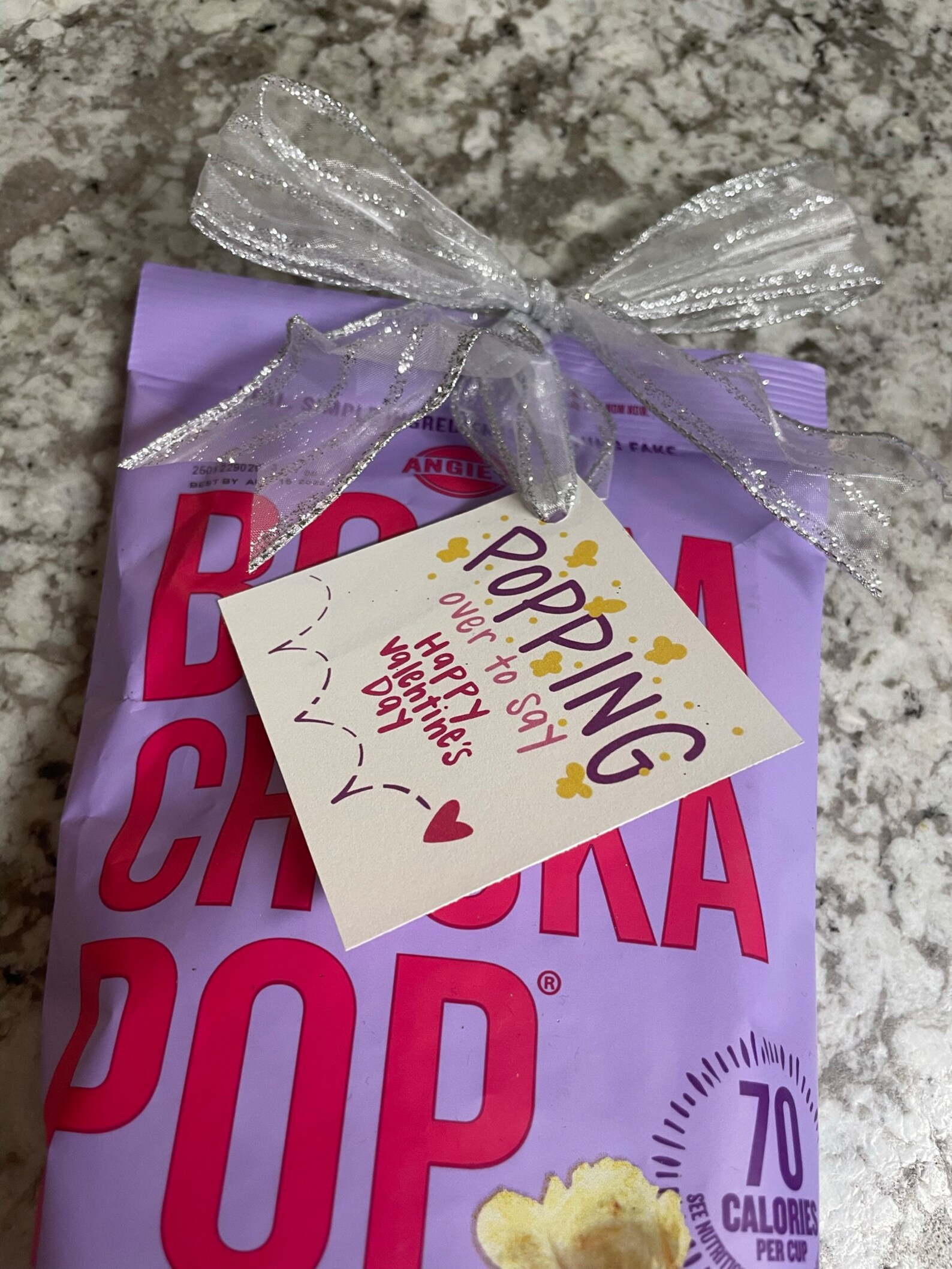 Valentines: Popcorn Tags or Stickers popping Poppin Over to Say Digital ...