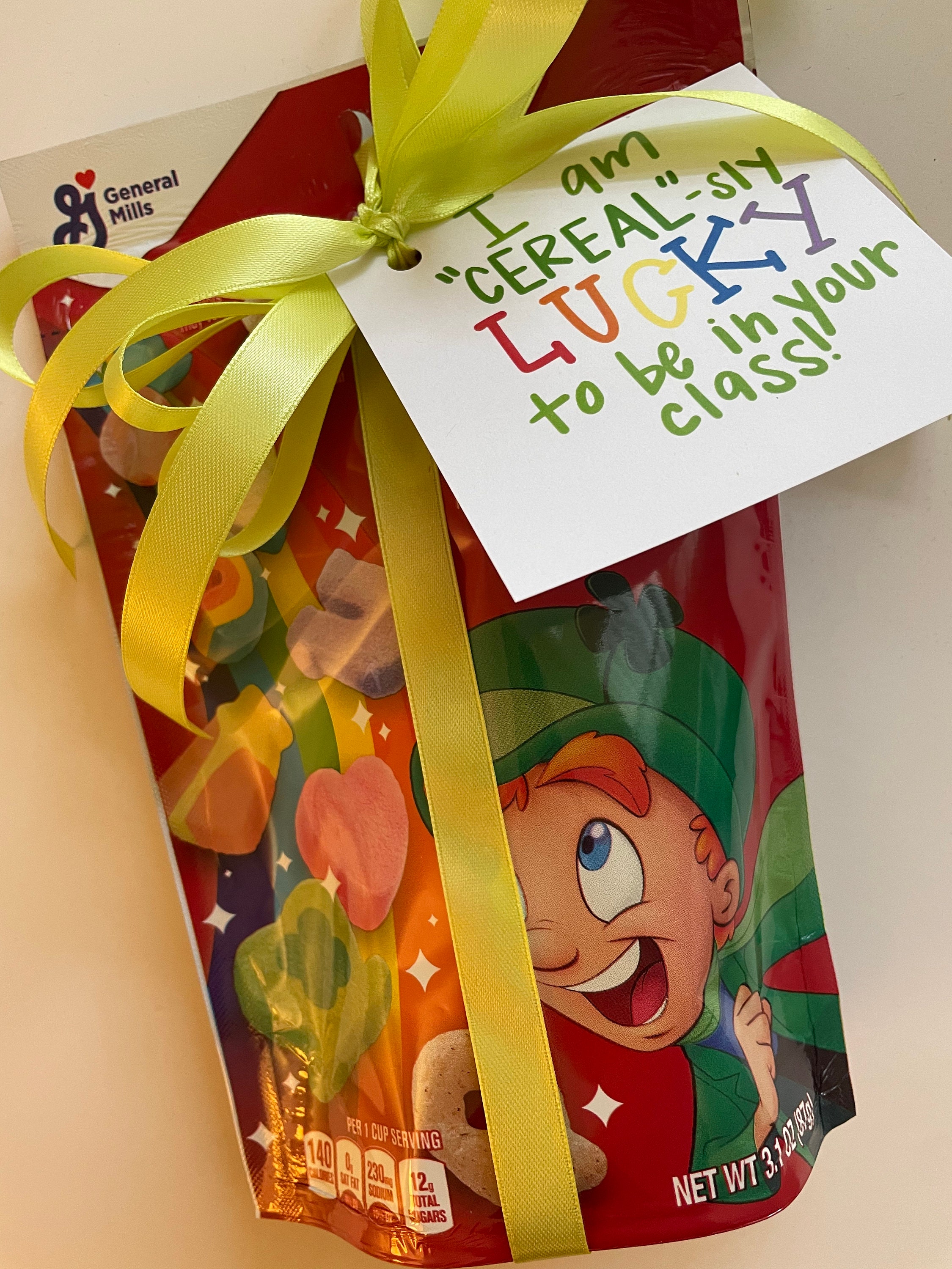 Printable St. Patricks Day Tags or Stickers we Are Cereal-sly seriously ...