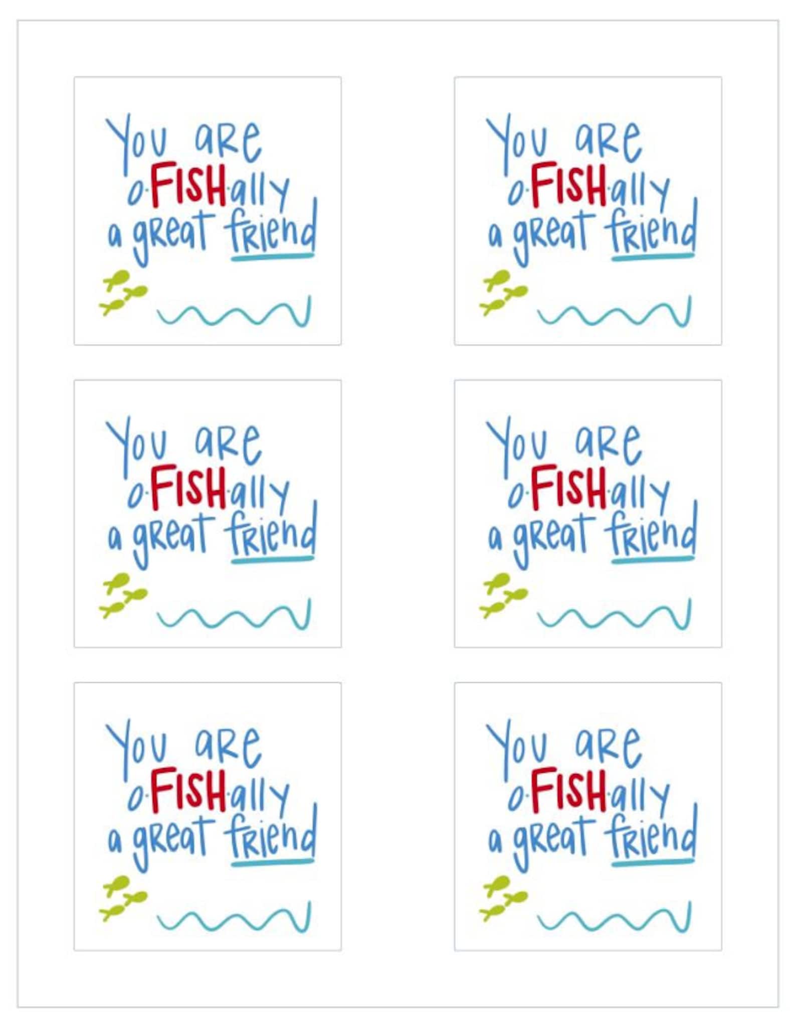 Valentines: Fish - "you Are O-fish-ally Officially A Great Friend ...