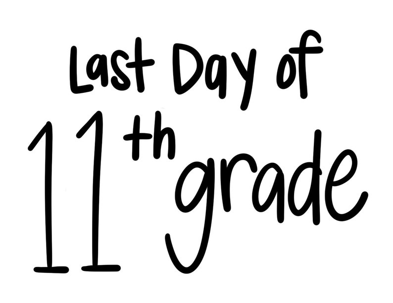 Last Day of School Sign Printable Bundle Kindergarten First Second ...