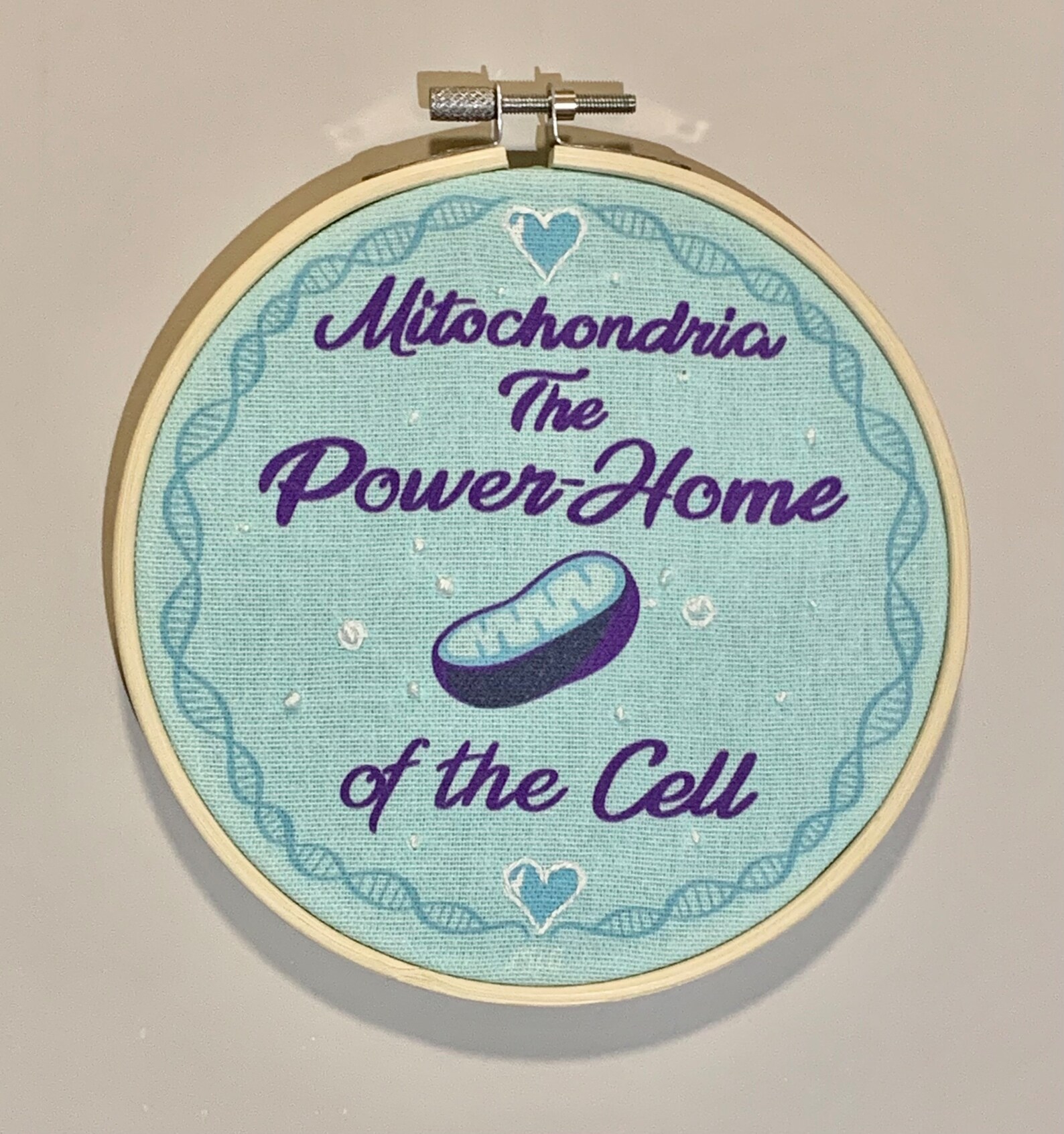 Embroidery Mitochondria is the Powerhouse of the Cell Wall Decoration ...