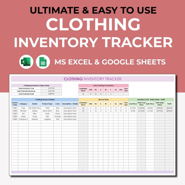 Uniform Tracker Sheet - Etsy