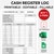 Daily Cash Flow. Business Register in Out Closeout. Cash Log. Reconcile ...