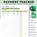 Payment Tracker Spreadsheet Template. Printable Client Payment History ...