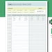 Gas Mileage Tracker. Mileage Log Sheet. Auto Calculate Excel ...