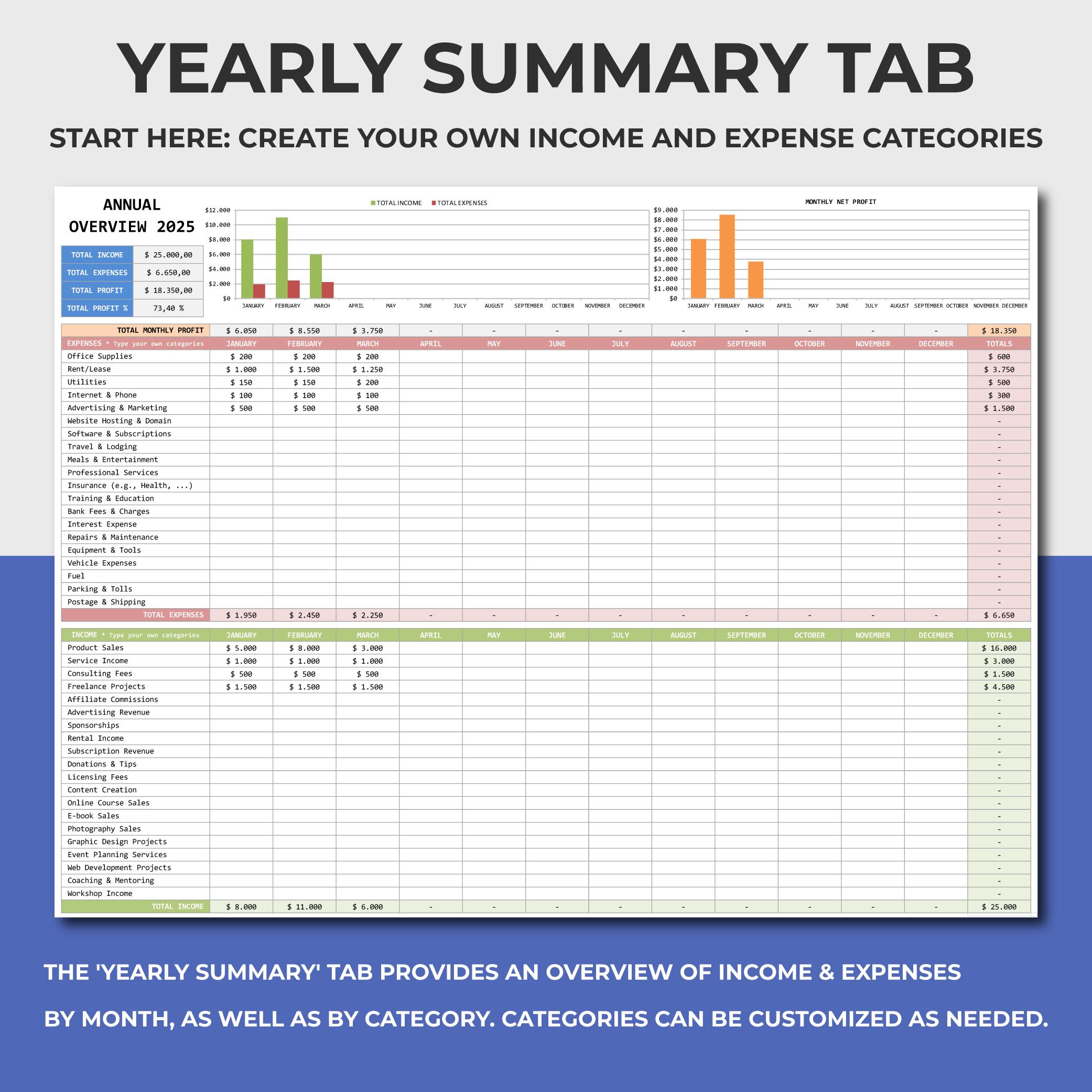 1099 Bookkeeping Spreadsheet, Excel & Google Sheet, Finance Spreadsheet ...