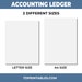 Accounting Ledger Printable, General Ledger Sheets, Money Tracker,pdf ...
