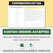 Church Monthly Offering & Contribution Spreadsheet Template. Church ...
