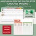 Crochet Amigurumi Pricing Spreadsheet Template. Google Sheets & Excel ...