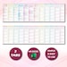 Year at A Glance Planner Excel & Google Sheet Template, 2025 2026 ...