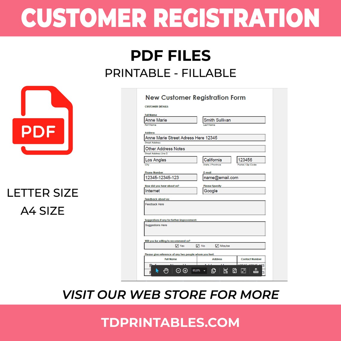 Editable & Printable Visitor Log. Visitor Sign in / Sign Out Sheet ...