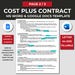 Cost Plus Contract Template. Project Collaboration Agreement. Editable ...