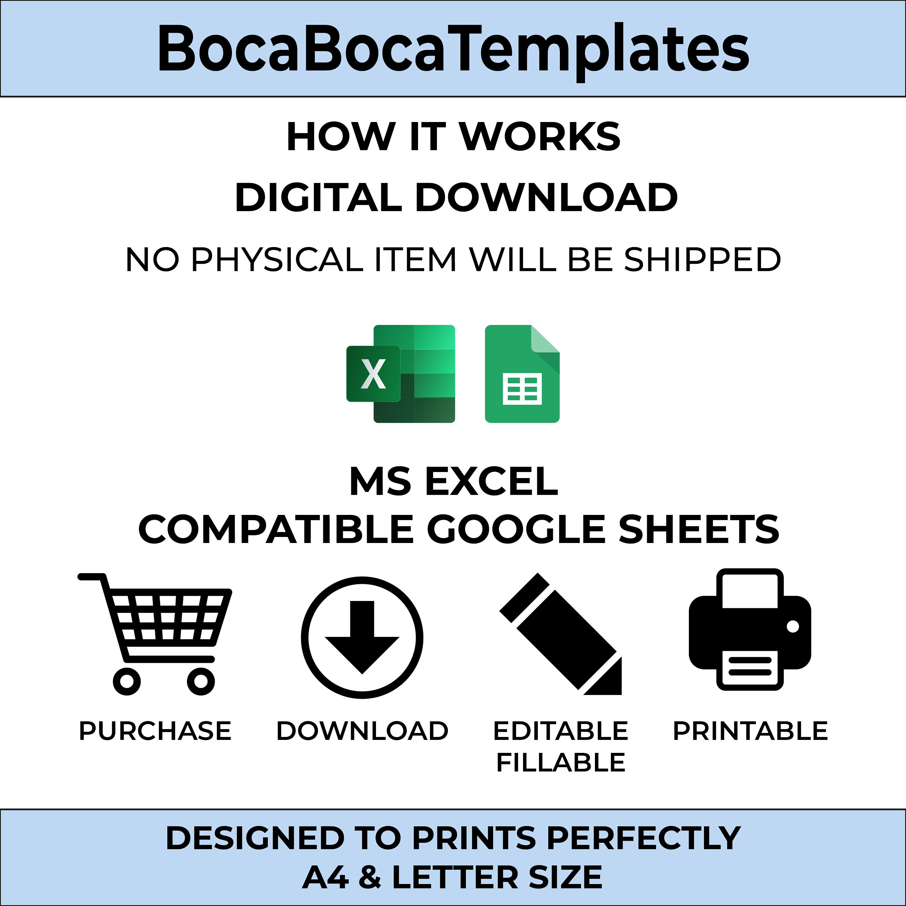 Excel & Google Sheets Spreadsheet Template: Paystub, Payroll, Pay Stub ...