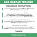 Gas Mileage Tracker. Mileage Log Sheet. Auto Calculate Excel ...