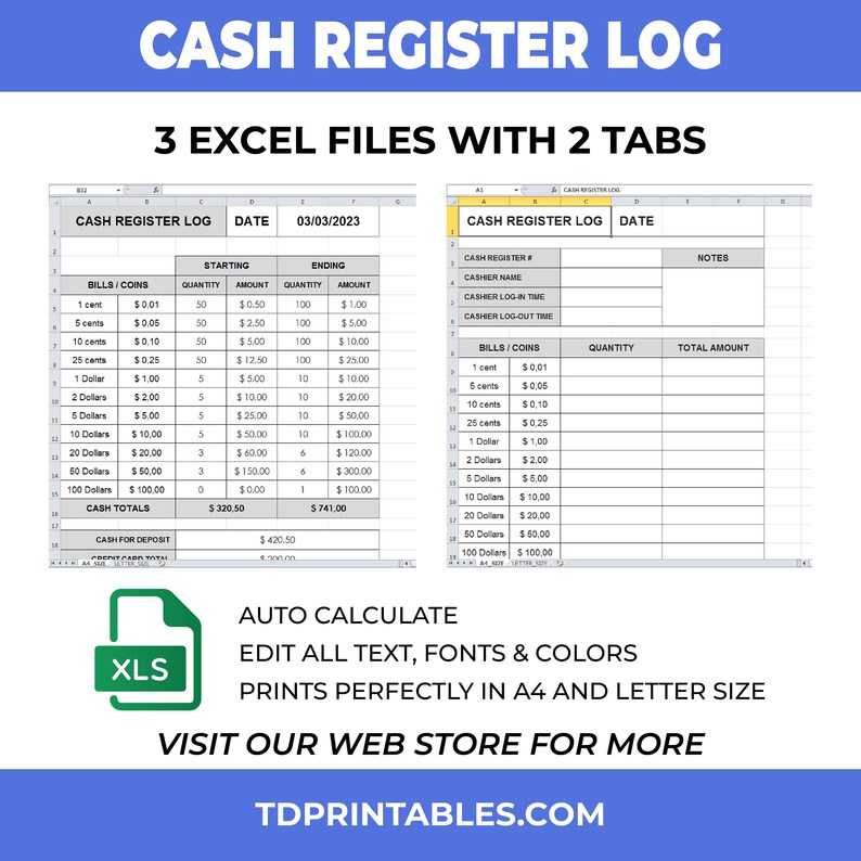 Cash Breakdown. Count Sheet. PDF Cash Breakdown Slip. Cash Withdrawal ...