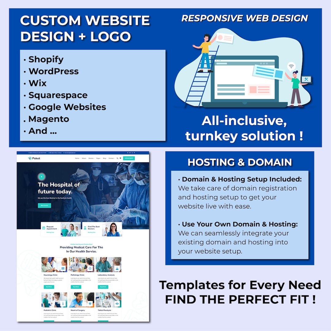 Graphic Designer Website Template. Digital Product Shopify Website ...