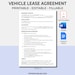 Truck Lease Agreement Template. PDF Fillable & Printable. Editable Ms ...