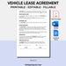 Truck Lease Agreement Template. PDF Fillable & Printable. Editable Ms ...