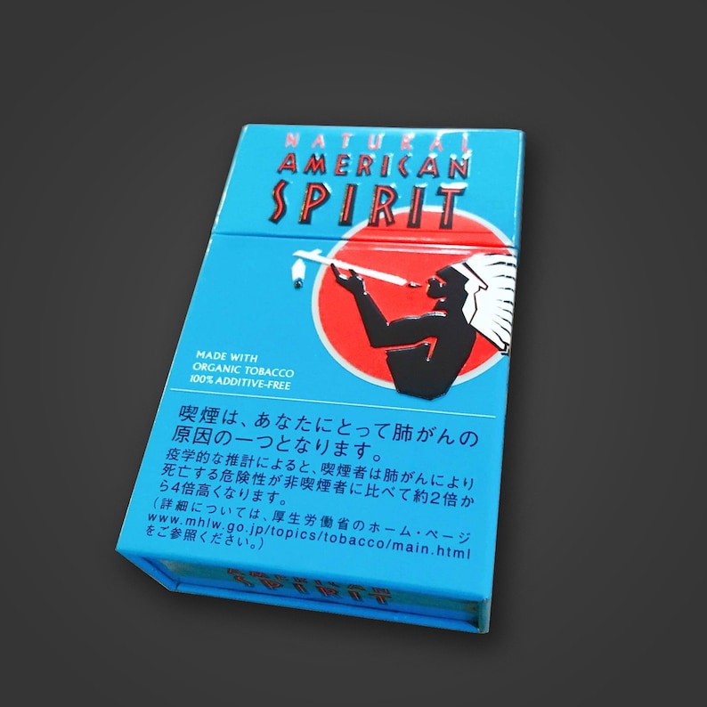 Natural American Spirit Native American Cigarette Tin Indian - Etsy