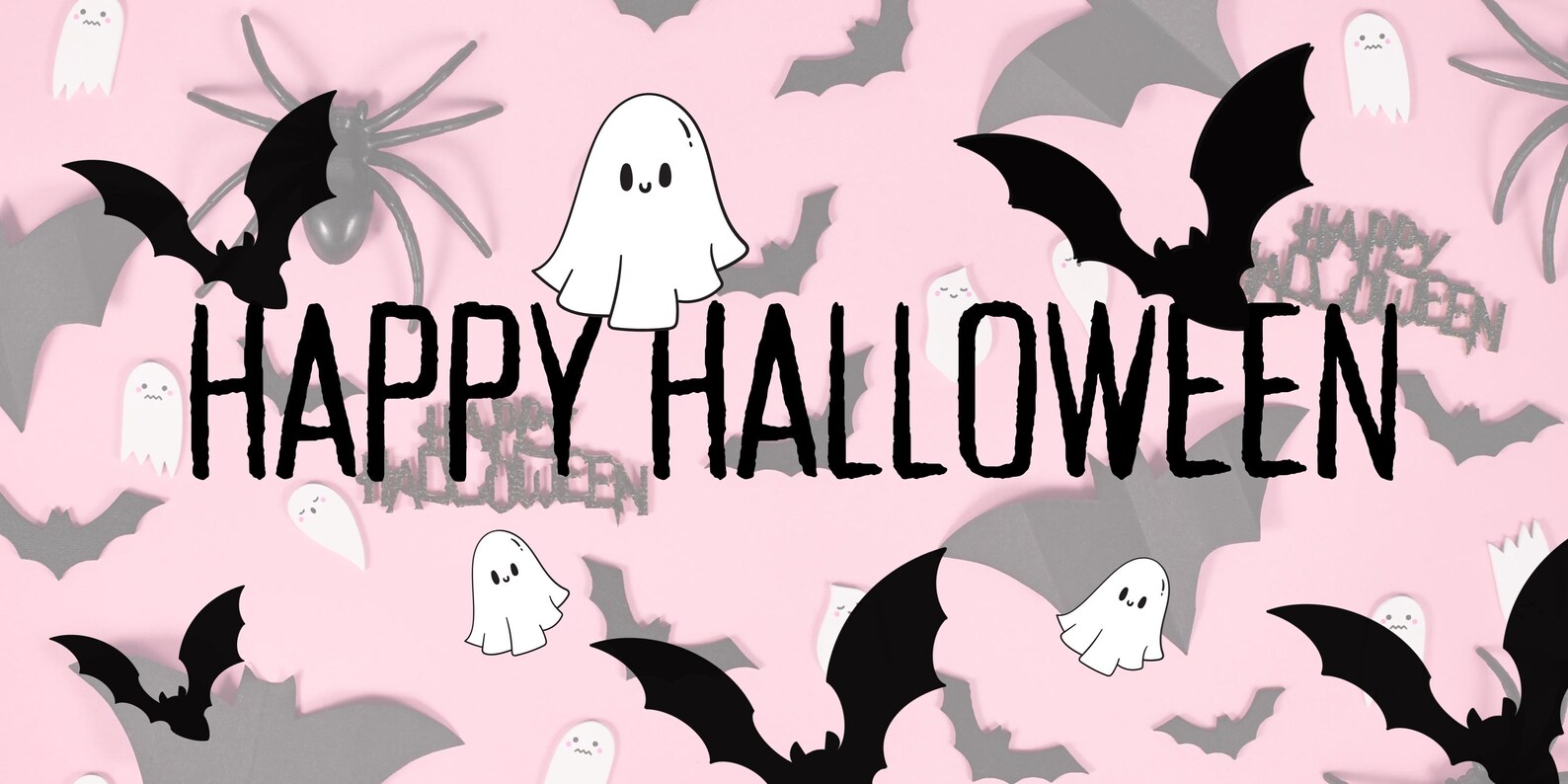 Pink Halloween Printable Birthday Pack - Etsy