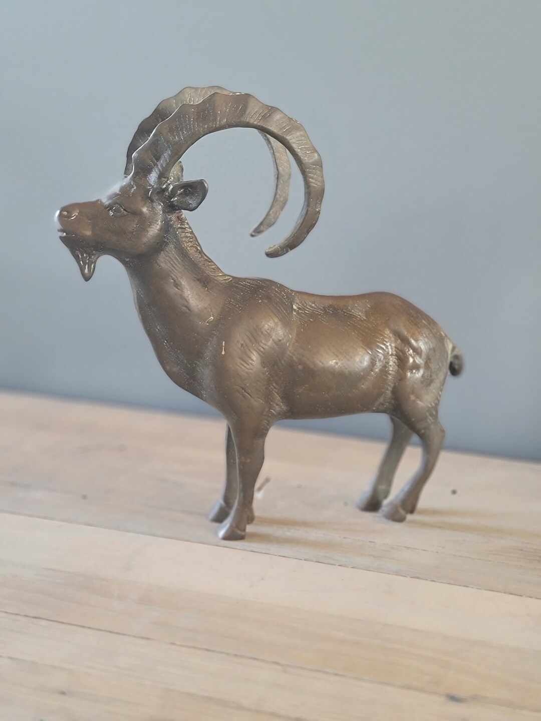 Brass Mountain Goat - Etsy