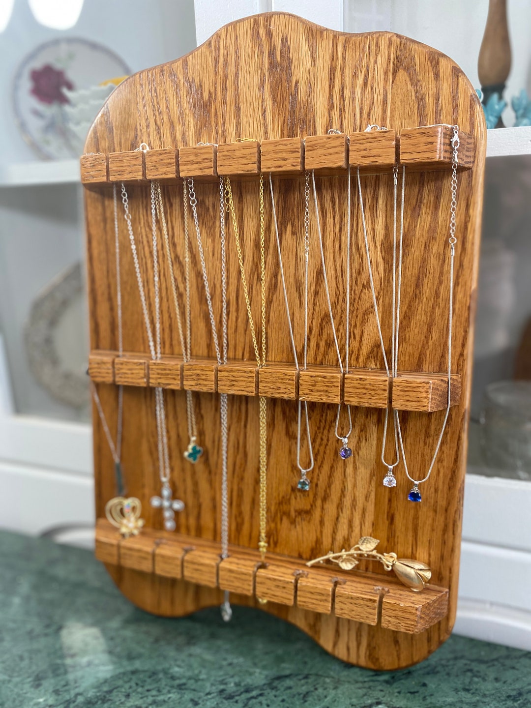 Vintage Jewelry Rack, Vintage Spoon Rack, Necklace Rack, Pendant ...