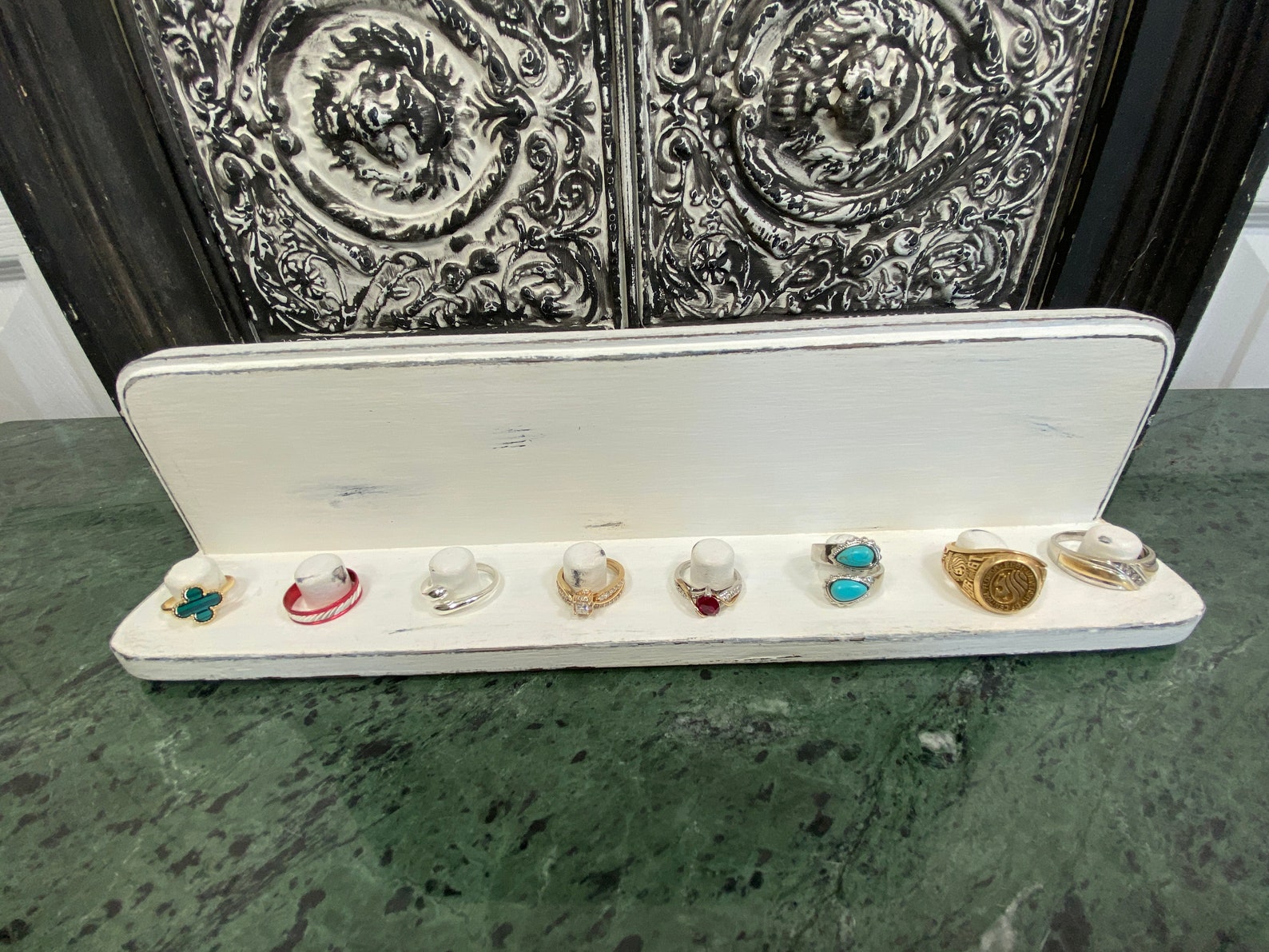 Multiple Ring Holder, Shabby Chic Ring Holder, Retail Ring Display ...