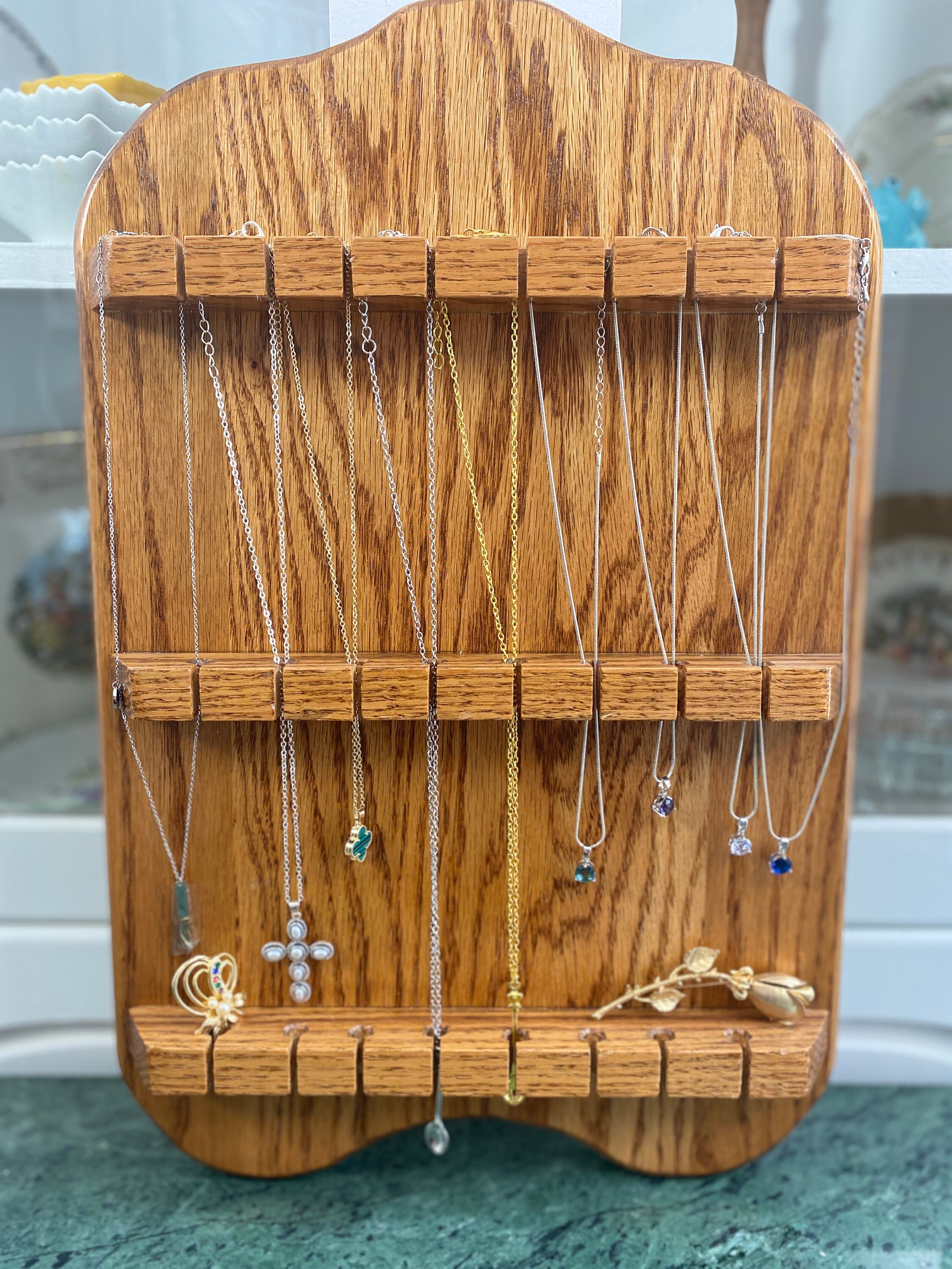 Vintage Jewelry Rack, Vintage Spoon Rack, Necklace Rack, Pendant ...