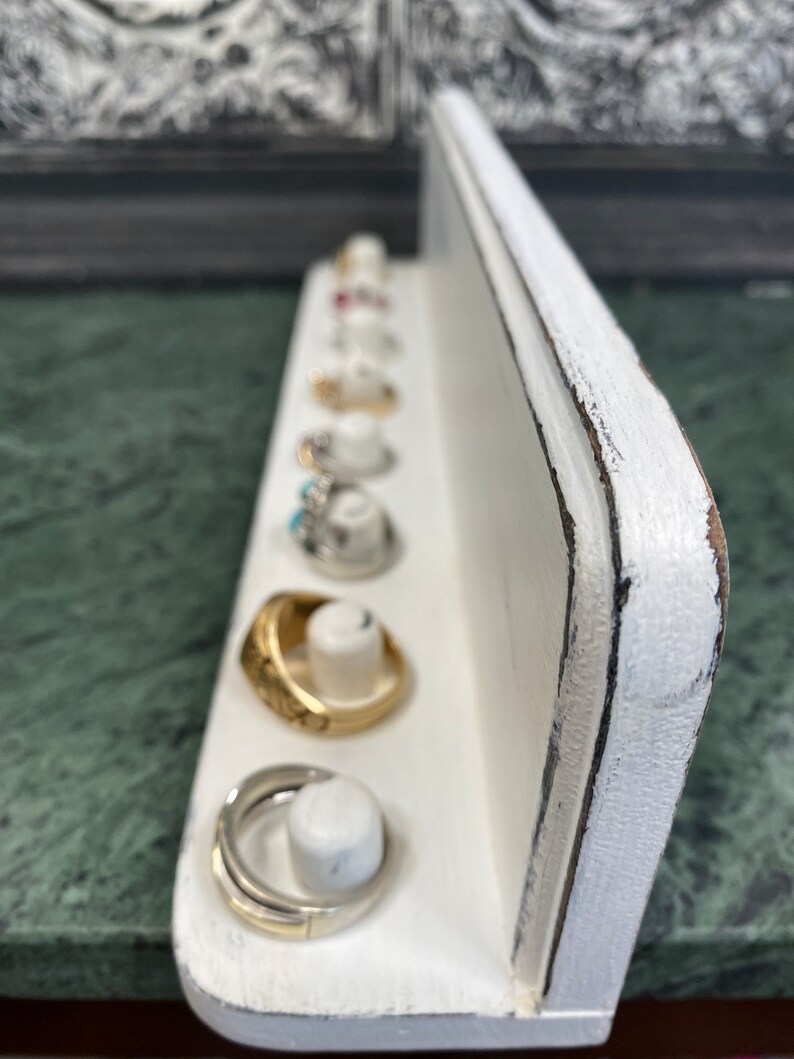 Multiple Ring Holder, Shabby Chic Ring Holder, Retail Ring Display ...