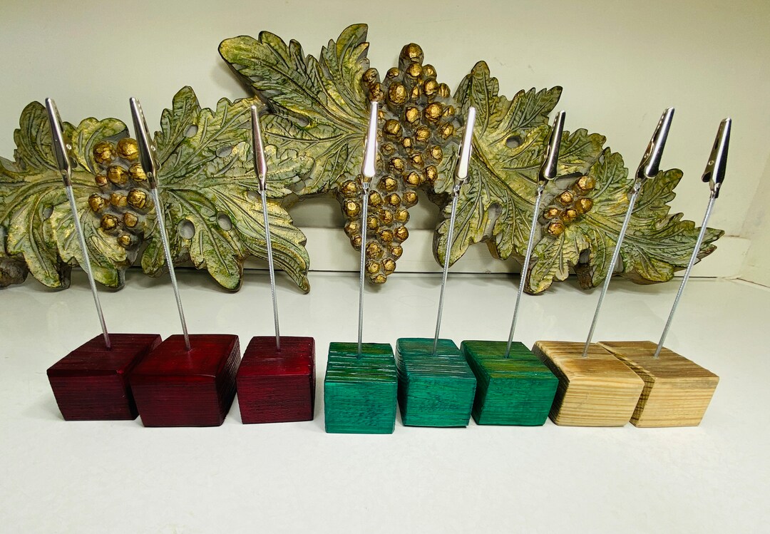 Pine Wood Alligator Clip Display Stand: Retail & Market Sign Holder - Etsy