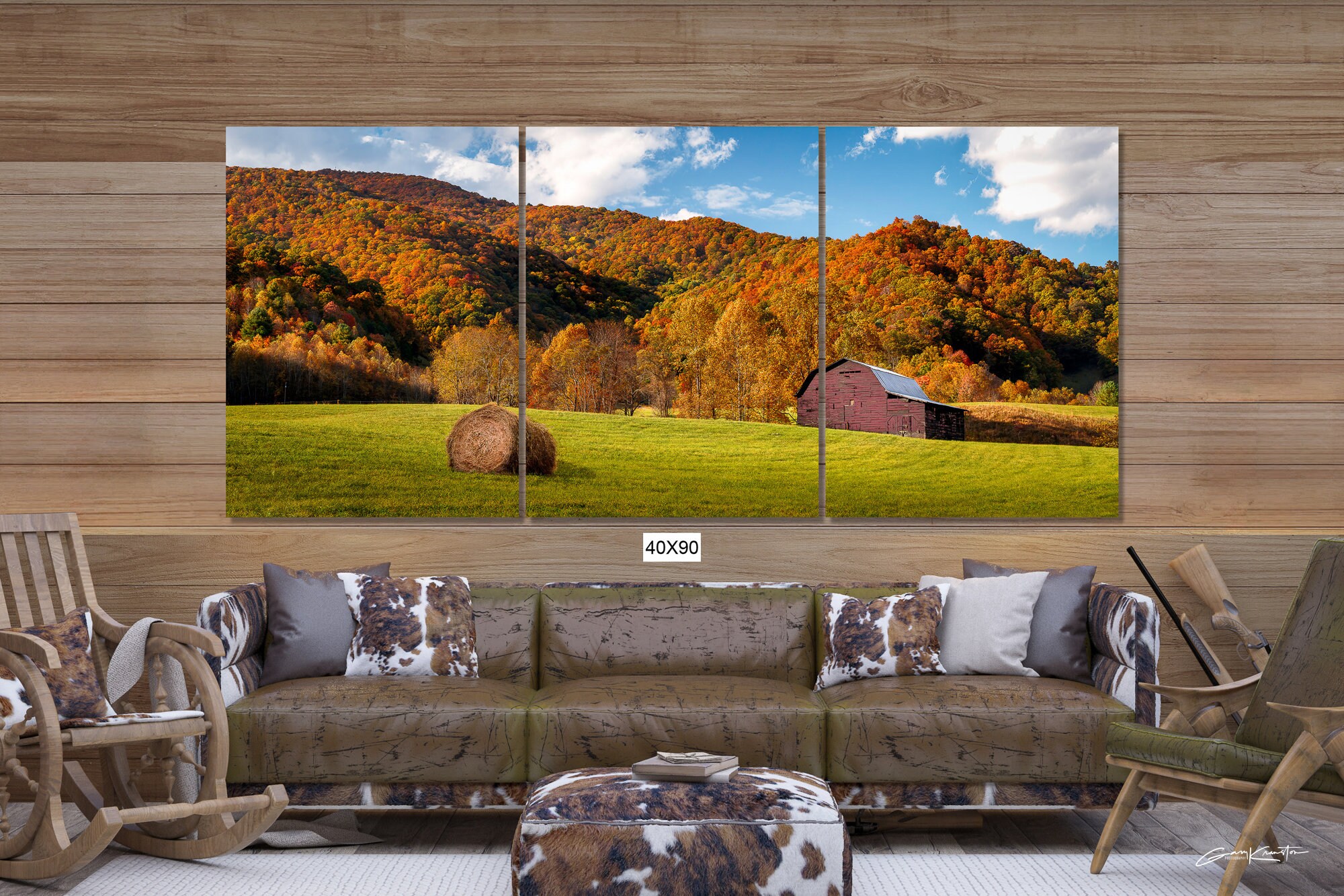 Blue Ridge Farm, Canvas Wall Art, Photo Print Wall Art, Beautiful Home ...