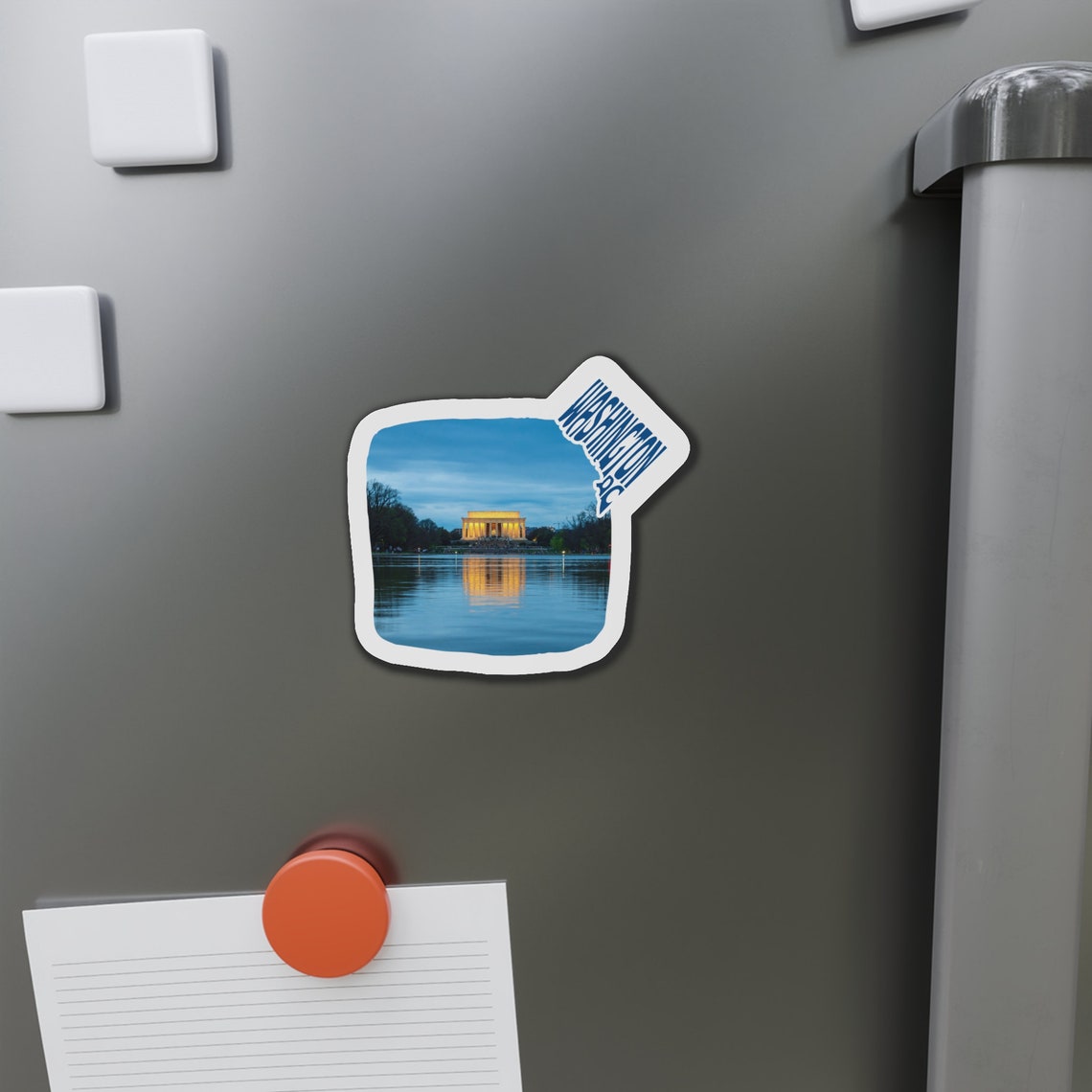 Washington DC Magnet / Lincoln Memorial Souvenir / District of Columbia ...